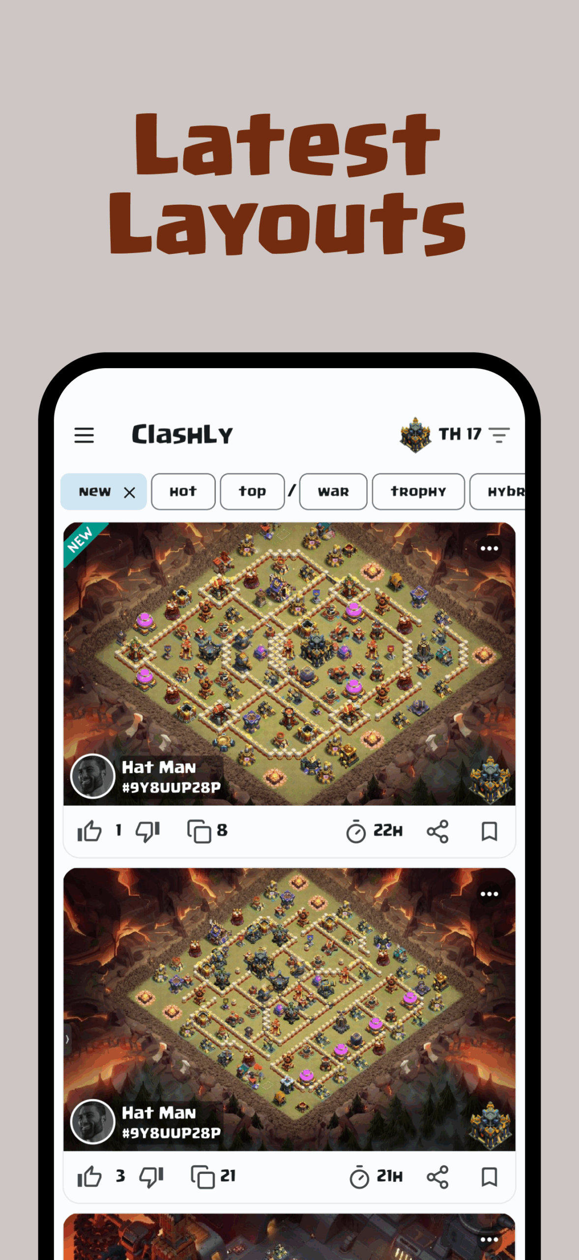 Get the Best CoC Base Links - ClashLy